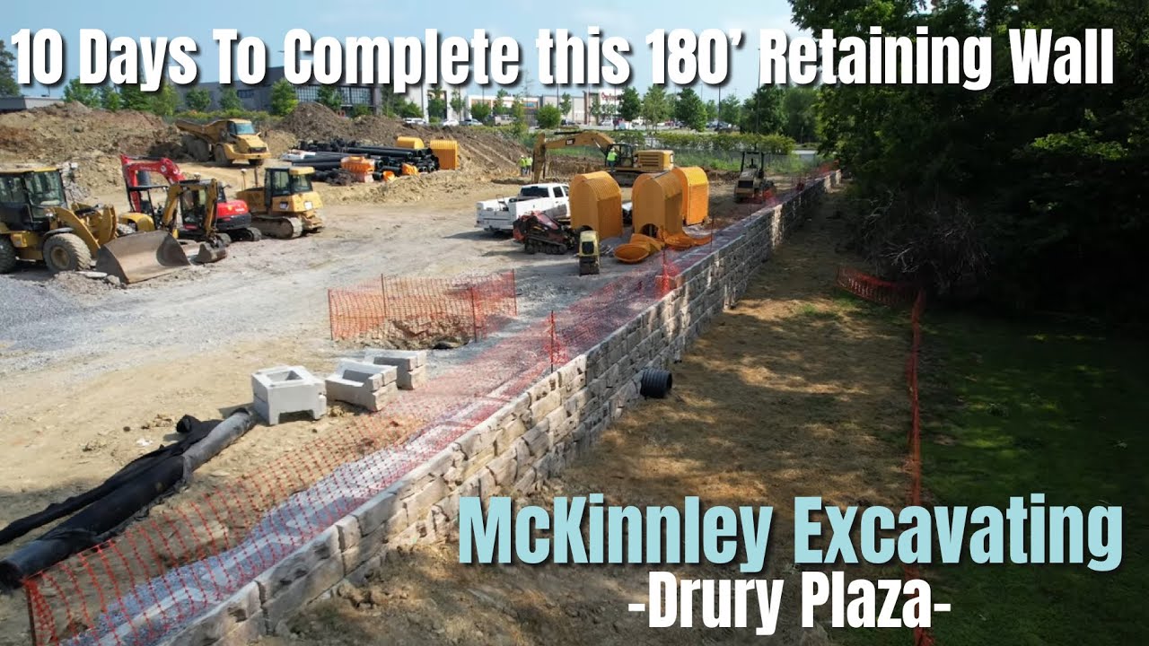 How we build our commercial retaining walls | 10 Day Deadline