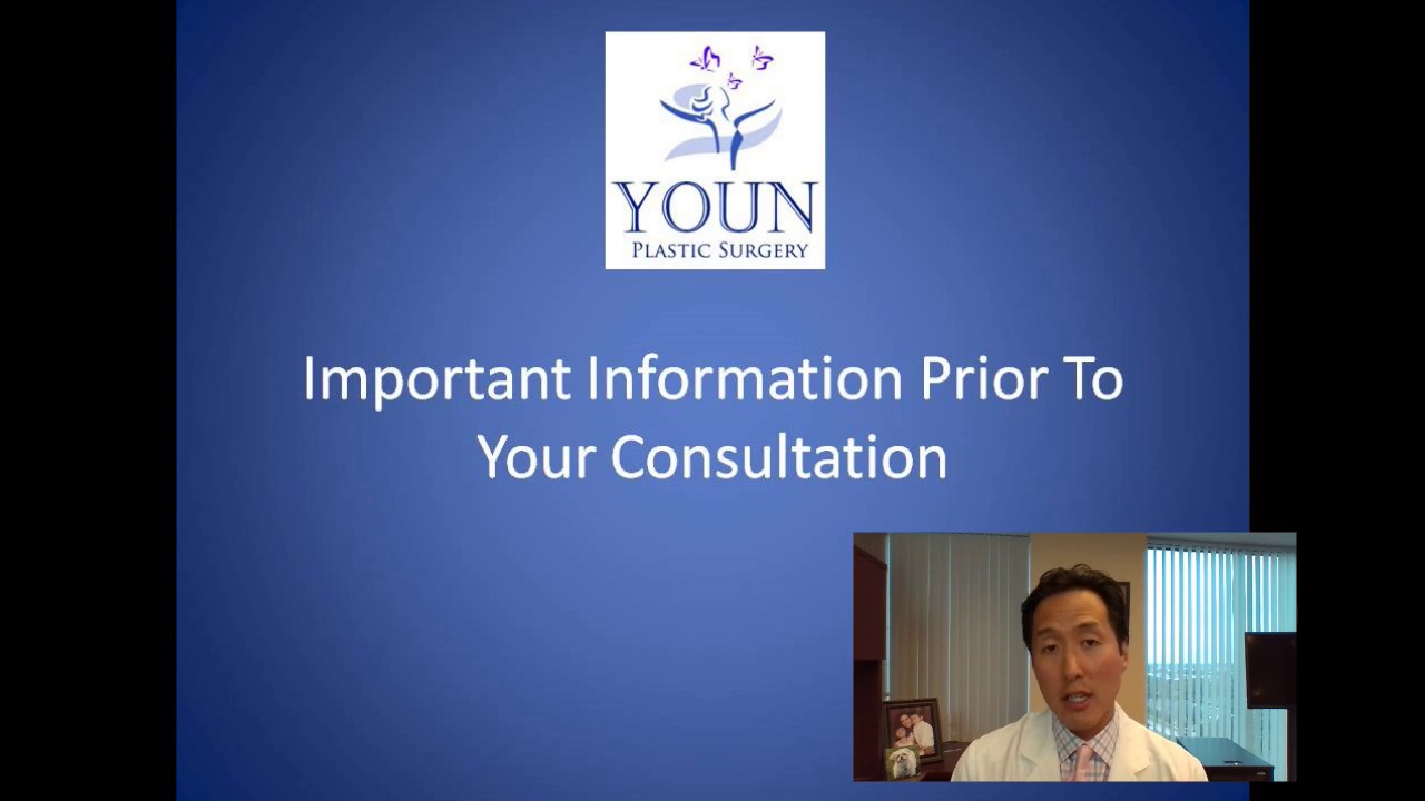 Important Information Prior To Your Plastic Surgery Consultation - Dr. Anthony Youn