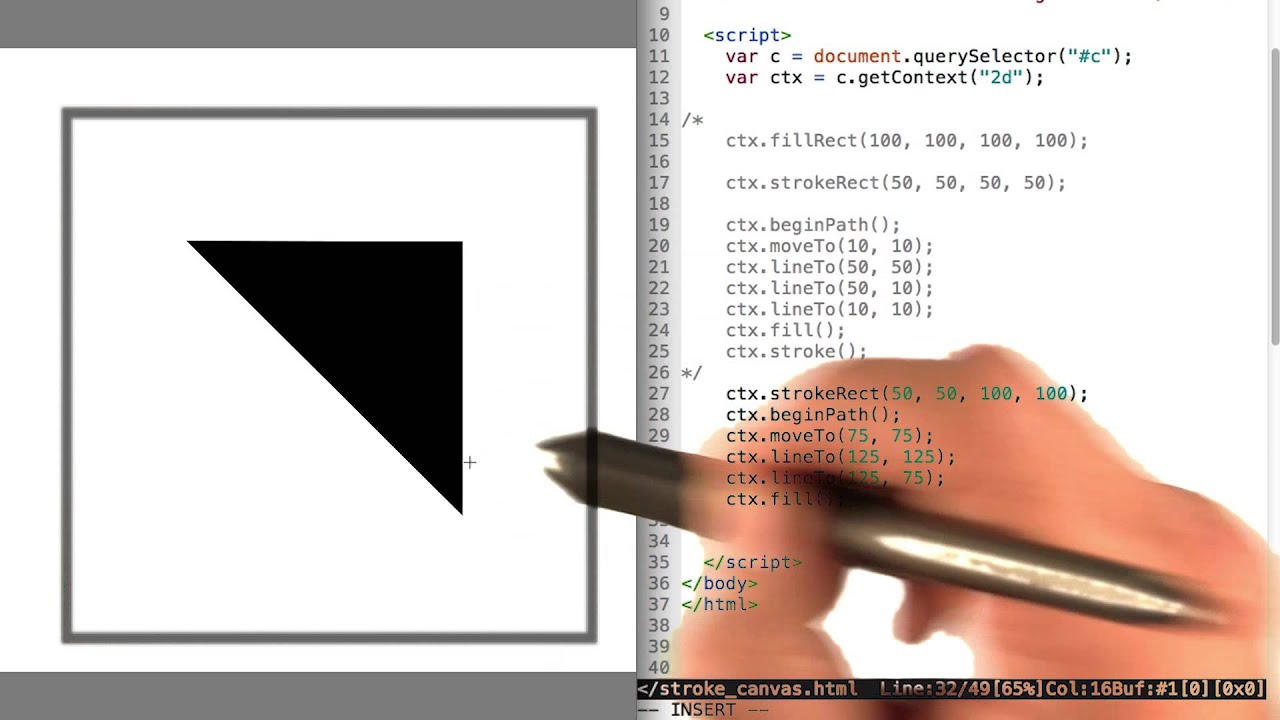 Paths - HTML5 Canvas