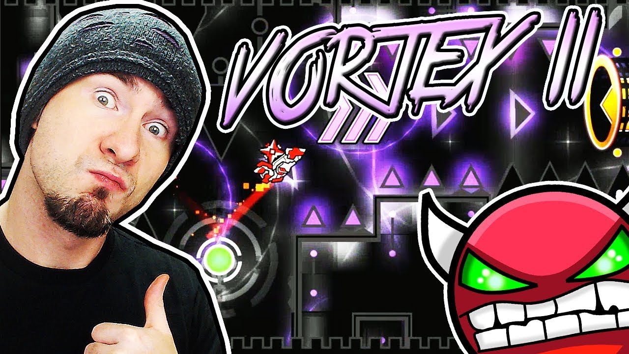 AN EASY HARD DEMON? ~ Geometry Dash HARD DEMON | VORTEX II by AlbinoMaster