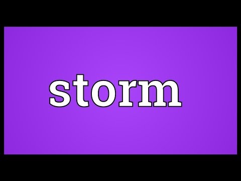 Storm Meaning