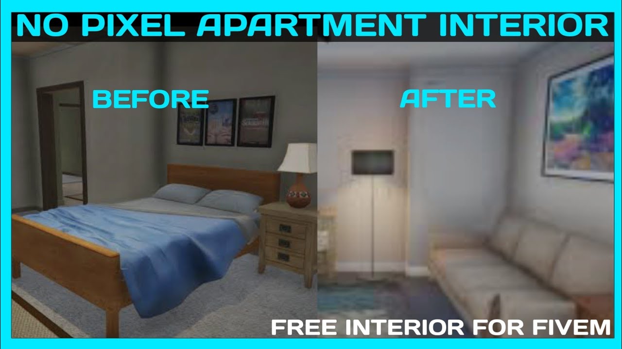 NO PIXEL Apartment Interior  *FREE* | FiveM Roleplay Scripts | FiveM Tutorial 2023 | MJ DEVELOPMENT