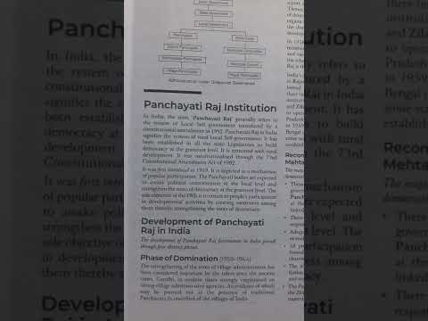 What is Panchayati Raj system explain?@LetsCrackNTAUGCNET