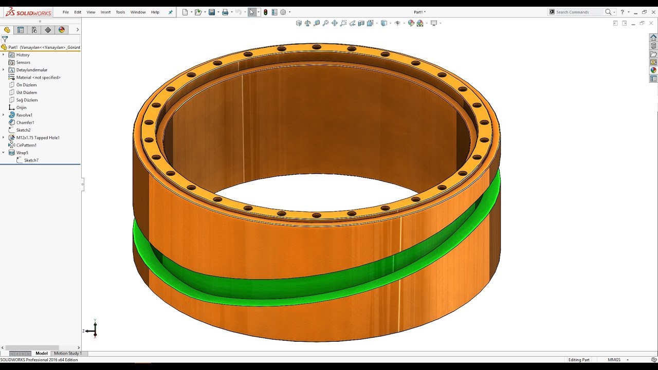 Cylindrical Cam - SolidWorks