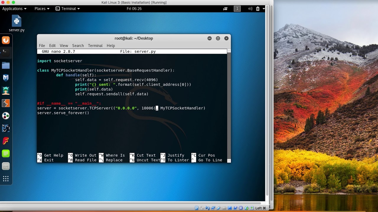 Socket Server Framework - Part 1 - Python for Penetration Testers