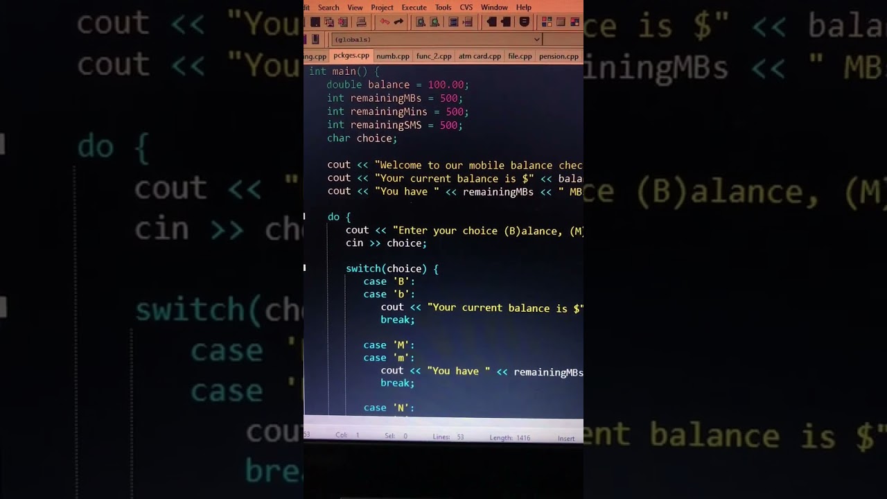 mobile data c++#coders #codelife #codingninja #coderstokyo #codemasters #codinglife #code #coders