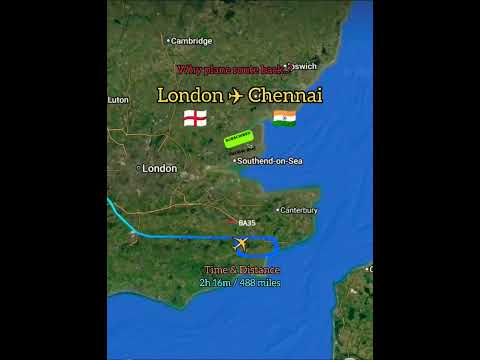 London to chennai flight route back! england to india flight #britishairways #boeing787 #dreamliner