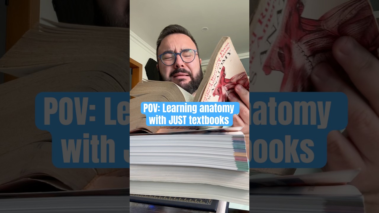 Learning anatomy with JUST textbooks #anatomy