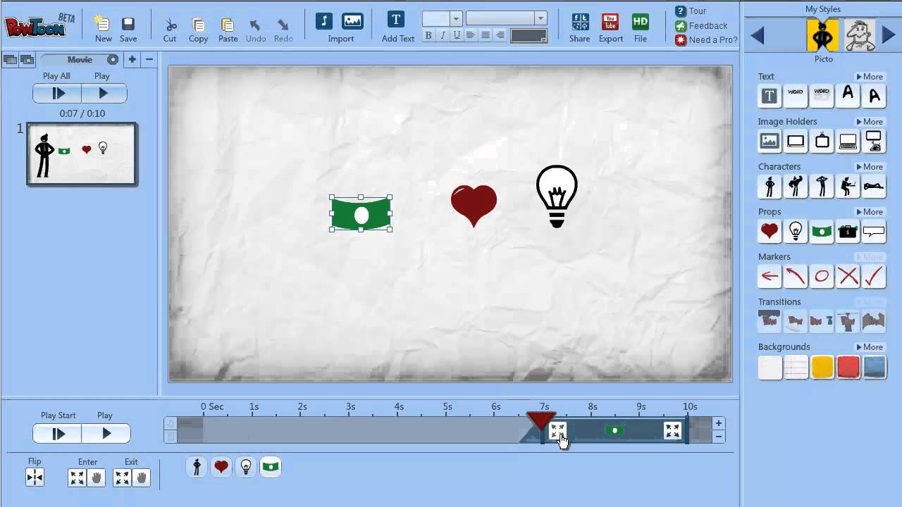 Powtoon Mini Tutorial 05