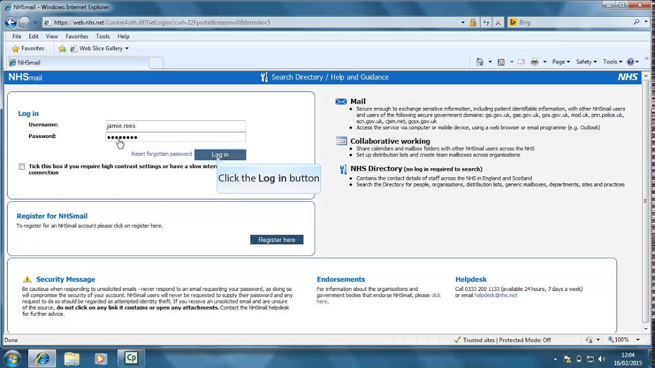 How to access your NHS Email account