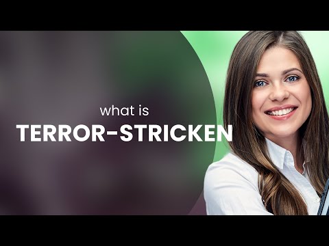 Terror-stricken | TERROR-STRICKEN definition