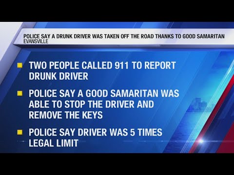 EPD says drunk driver 5x over limit was stopped by Good Samaritan