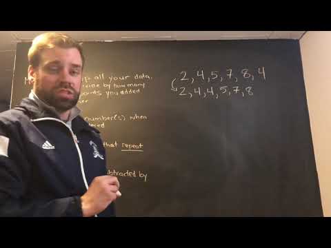 Mean, Median, Mode, Range Review