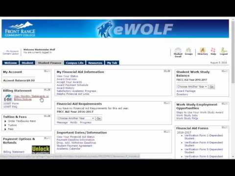 Financial Aid Payment Video
