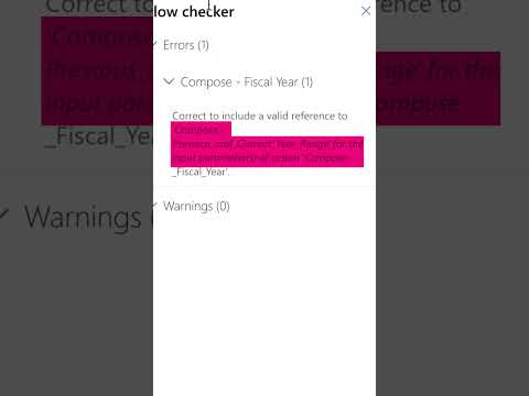 ❌Power Automate ERROR❌ Template Validation Failed: When Your Flow Won't Save #shorts