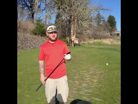 Stix golf club 12 piece set. (9 Iron) In action!