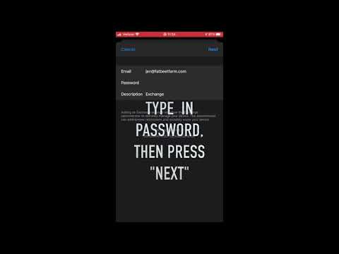 How-To Tutorial Series, Setup a Connect Exchange Account on iPhone