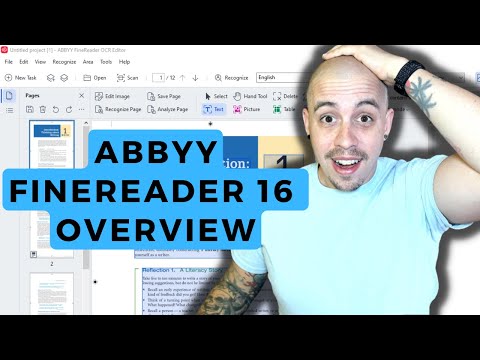 Abbyy Finereader 16 | Overview of OCR Editor