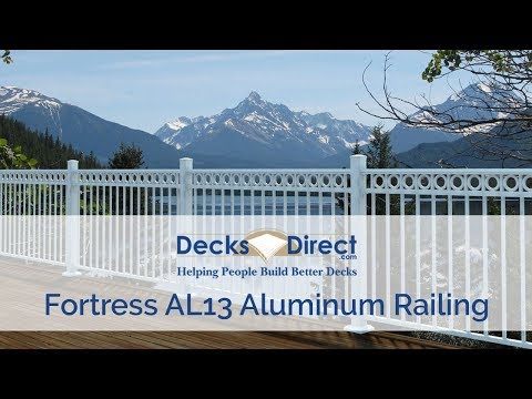 AL13 Aluminum Panel Railing System by Fortress Iron Railing
