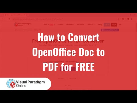 How to Convert OpenOffice Doc to PDF for FREE