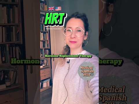 How to say HORMONE REPLACEMENT THERAPY in Spanish. #medicalspanish #spanishfordoctors #spanish