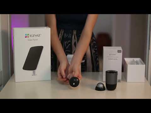 EZVIZ eLife BC1C Battery-Powered Camera with EZVIZ Solar Panel