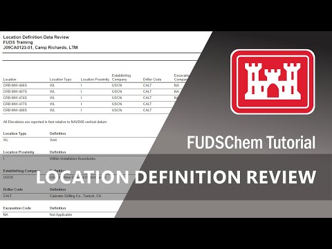Location Definition Review - FUDSChem