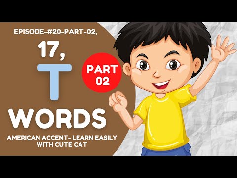 Words that Start with Letter T for Kids | T Starting Words