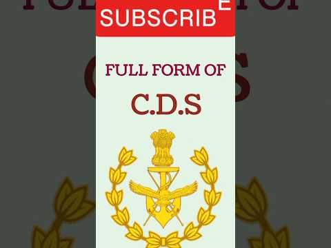 Full Form Of Cds #fullform #video #viral #status #knowledge #education #educational #short #shorts