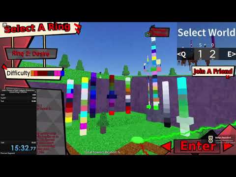 JToH - Unlock Ring 2 Speedrun in 15:32 [WR]
