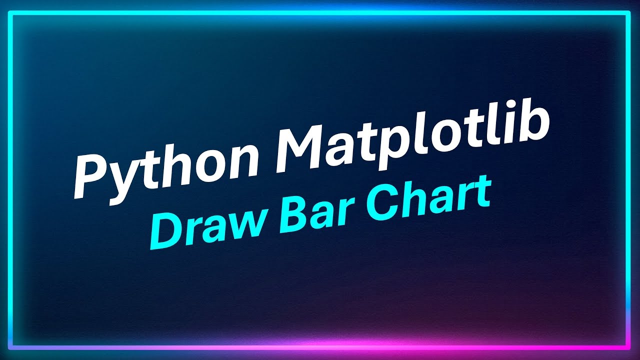 write a python program to demonstrate how to draw a bar plot using matplotlib