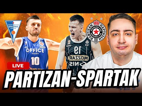 UZIVO PARTIZAN-SPARTAK! GAME 2! SLAVICE SE TITULA VECERAS?