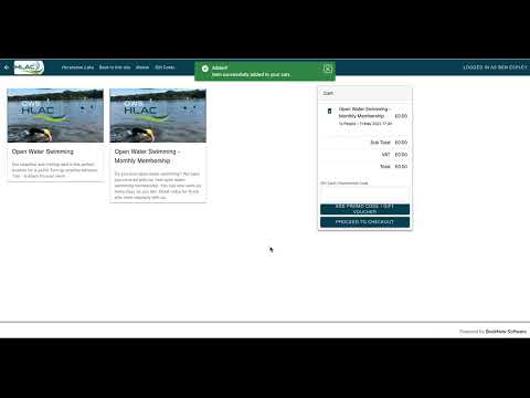 Booking a membership session