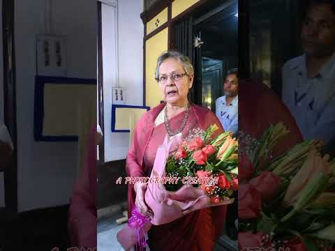 Senior Actress Rakhi Gulzar Is Present At "Amar Boss" Movie Trailer Lounch Event🧿❤️ #shorts
