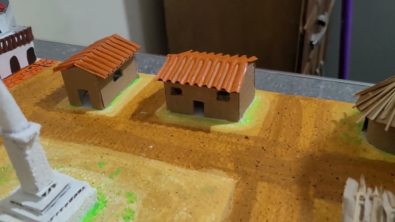 institución de la época colonial ( maqueta)☆♡