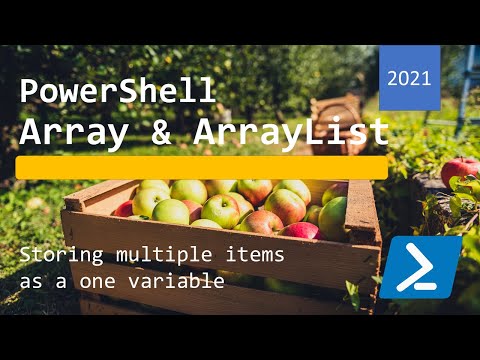 PowerShell Array and ArrayList - storing multiple items as a one variable