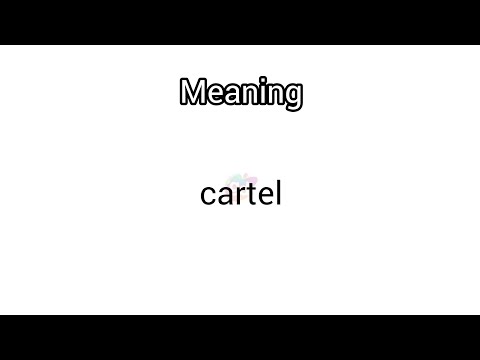 #cartel meaning in English & Telugu || Googul Dictionary #dictionary #meanings #telugu #english #car