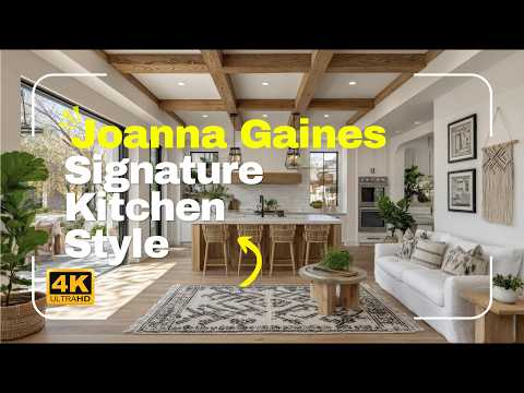 Joanna Gaines Signature Kitchen Style | Magnolia Decor & Open Shelving Ideas.