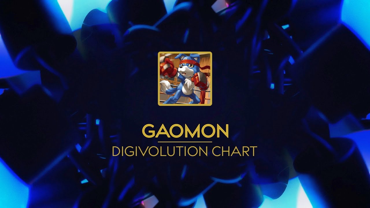 GAOMON Digivolution Chart / Evolution Line - The Digimentalist