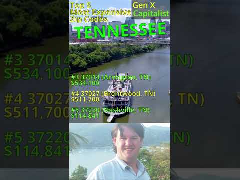 Top 5 Most Expensive TENNESSEE Home areas by zip code.