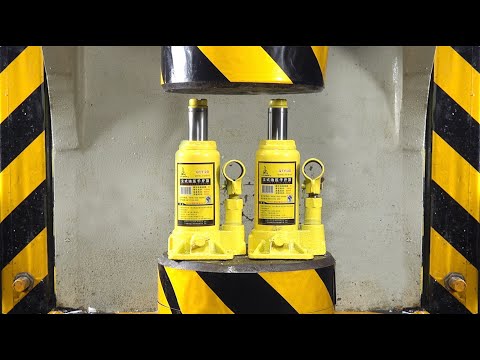 2 jacks vs 200 tons pressure, who is strong in the end?