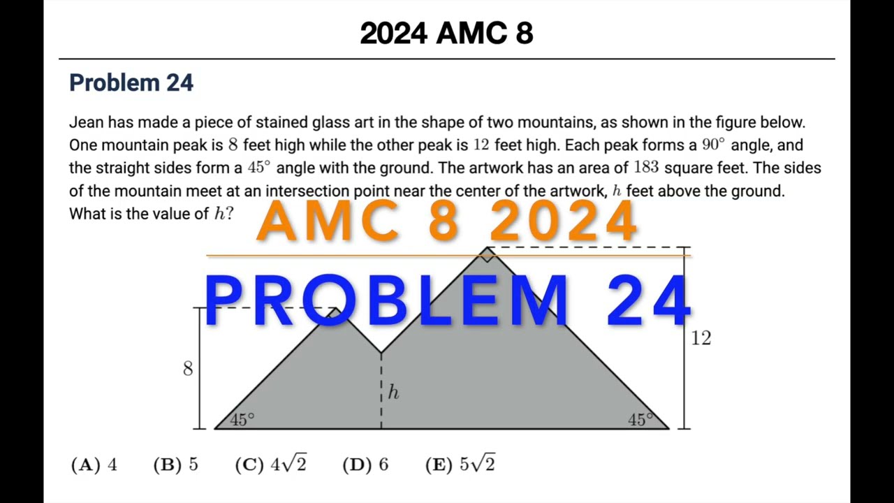 2024 AMC8 Problem 24