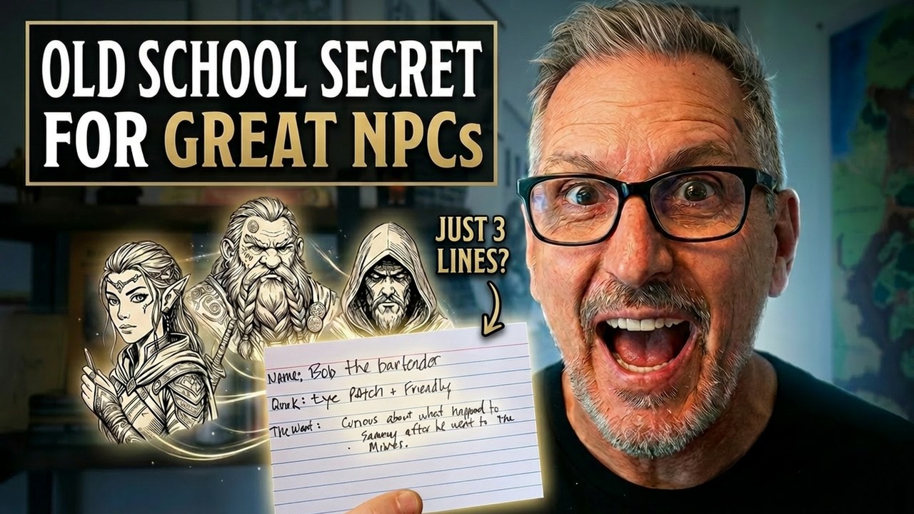 Here Is A Easy 3 Step NPC Creation Formula | DM Masterclass by DM Angelo
