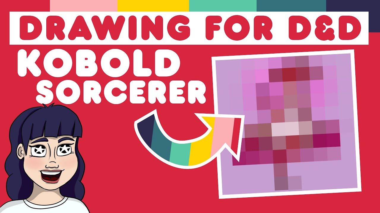Let's draw a Kobold Sorcerer for D&D!