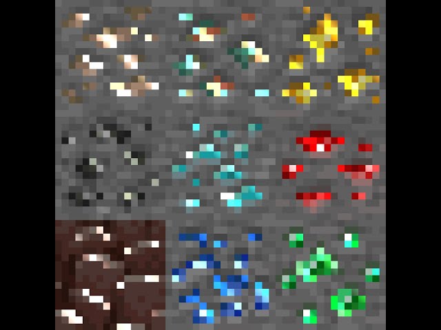 Shiny Ores Minecraft Texture Pack