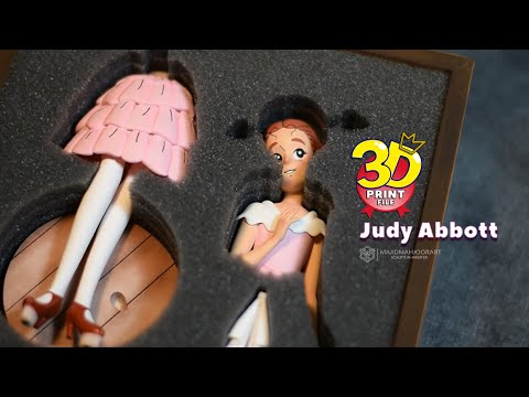 3D file Judy Abbott 3d model ( 3D printing-ready ) stl file 📁・Model to ...