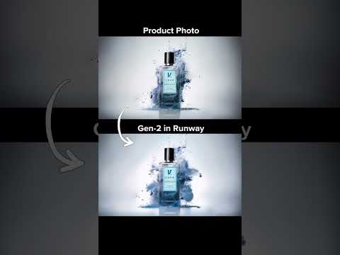 Product video creation using Gen-2 in runway #ai #shortvideo