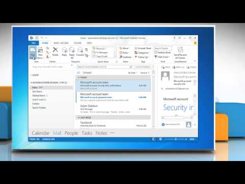 How to add an Electronic Business Card to an Email Message in Outlook 2013
