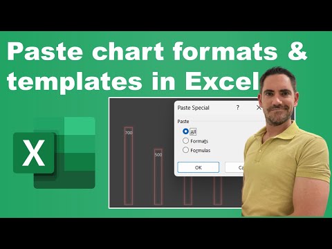 Excel: Paste Chart Formats & Templates