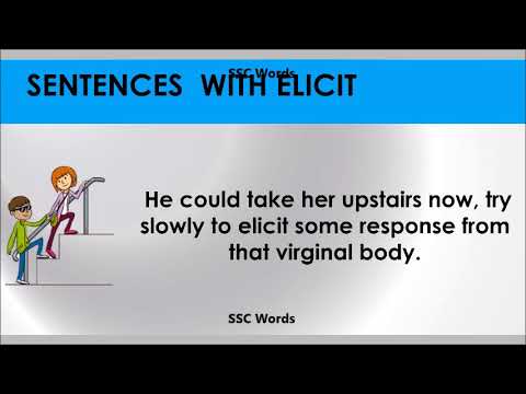 Elicit - Improve English - Meaning and 5 sentences - GRE / CAT / GMAT word - SSC Words
